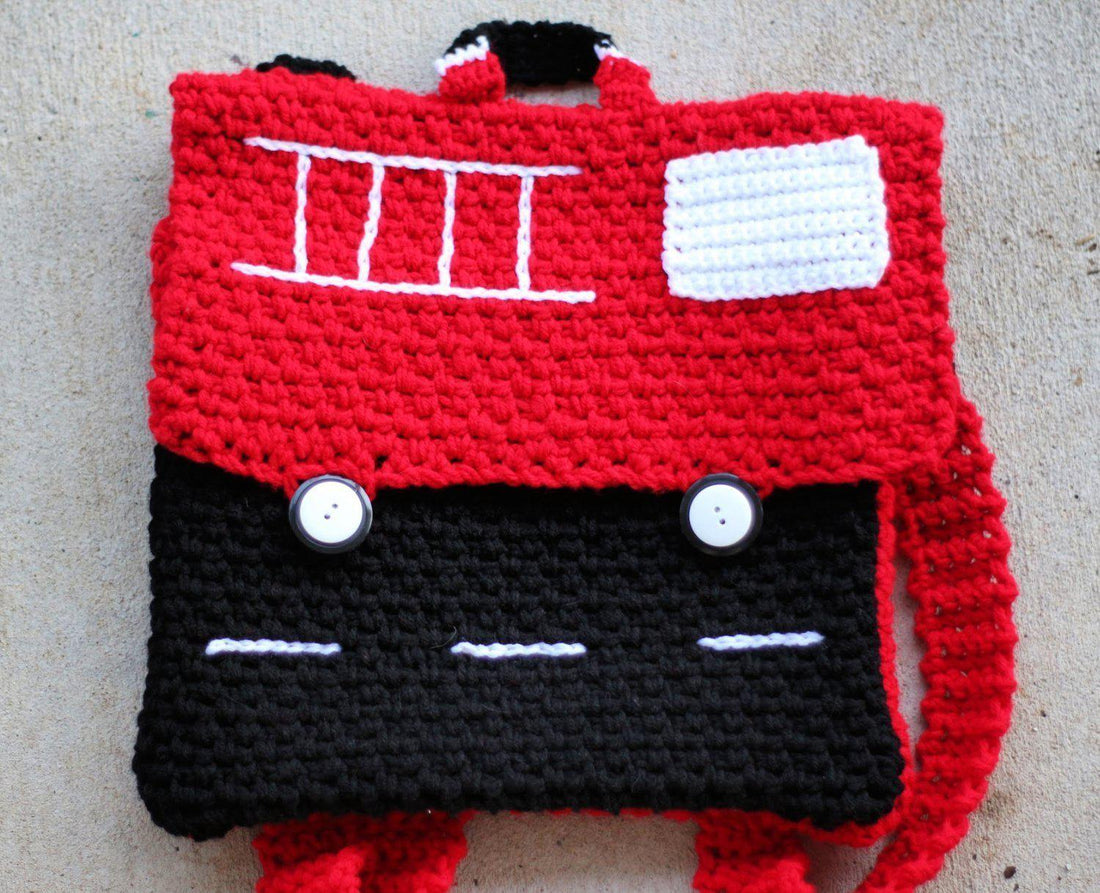 Fire Truck Backpack – Love.Life.Yarn
